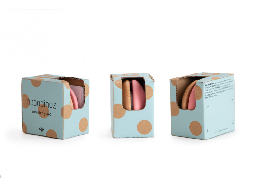 nobodinoz-wooden-toy-yoyo-pink-packaging – La Pidoule